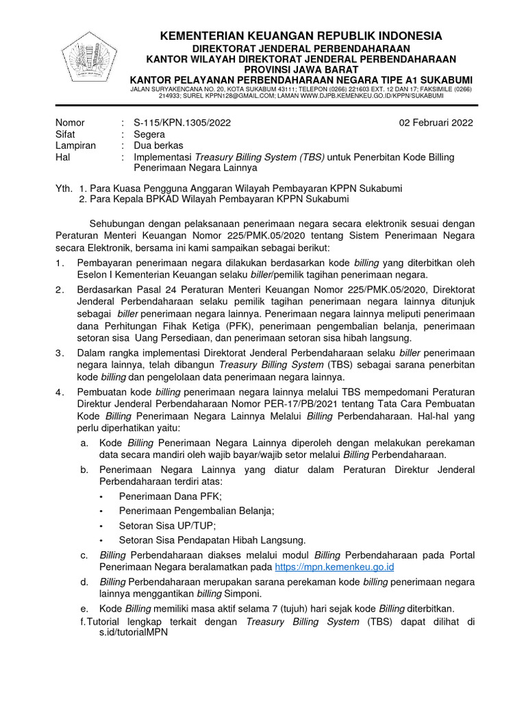 S-155 Implementasi TBS | PDF