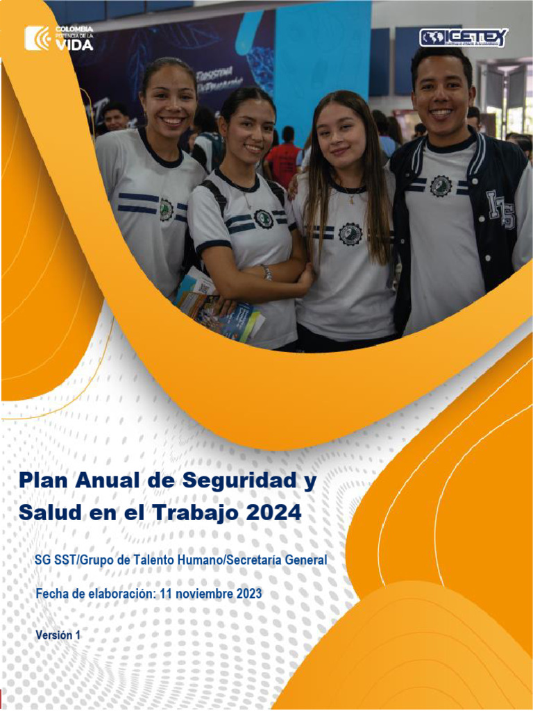 Plan-De-trabajo-sg-sst-2024 Ejemplo de Plan de Seguridad de Plan de Seguridad 2024 | PDF