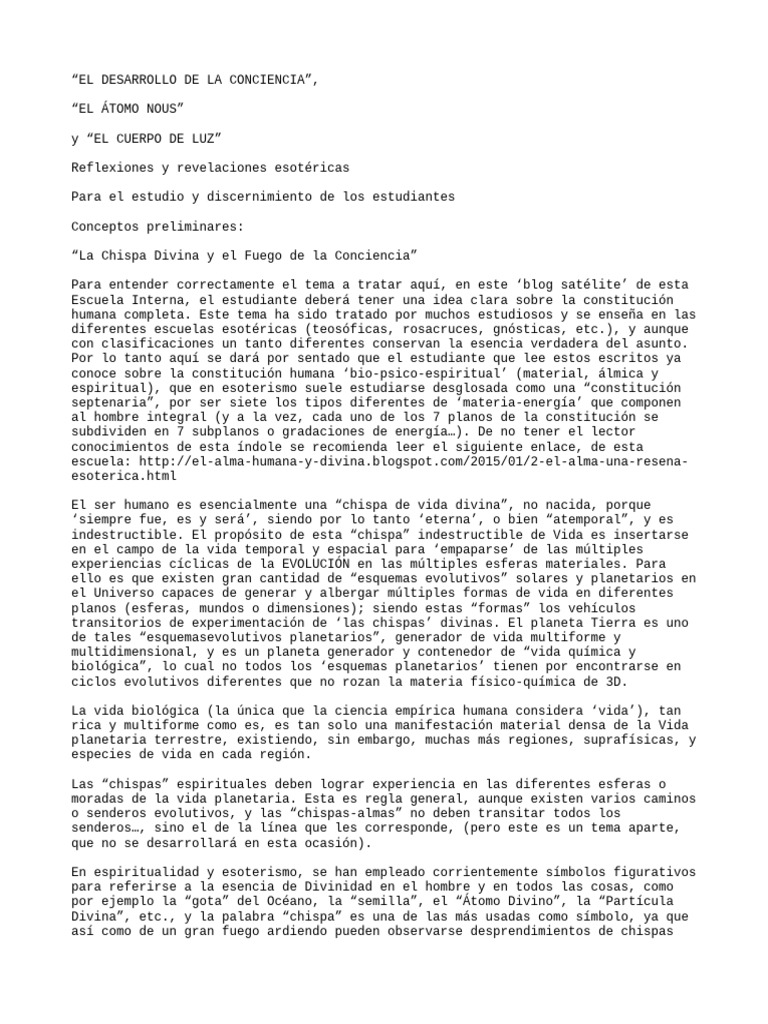 Átomo Nous | PDF | Mente | Alma