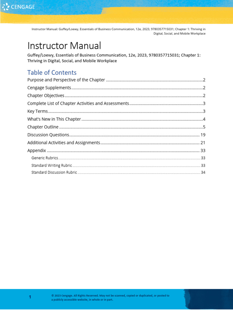 Chapter 1 - Final | PDF