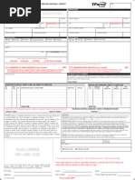 TFF Bol Form | PDF | Cargo | Bill Of Lading