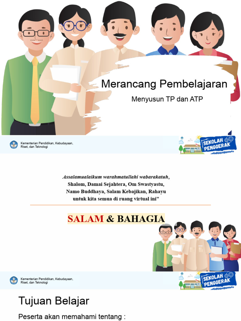 Merancang TP dan ATP dalam Pembelajaran | PDF