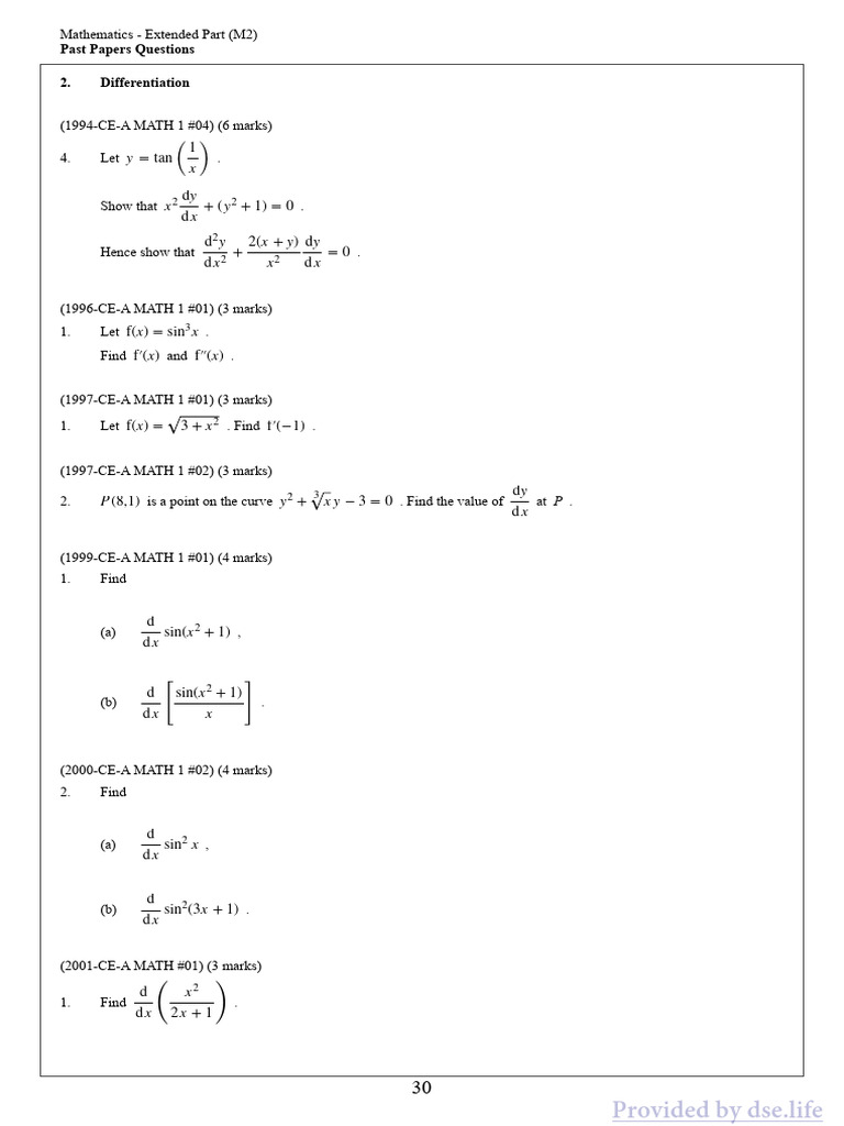 Differentiation | PDF | Mathematical Analysis | Mathematics