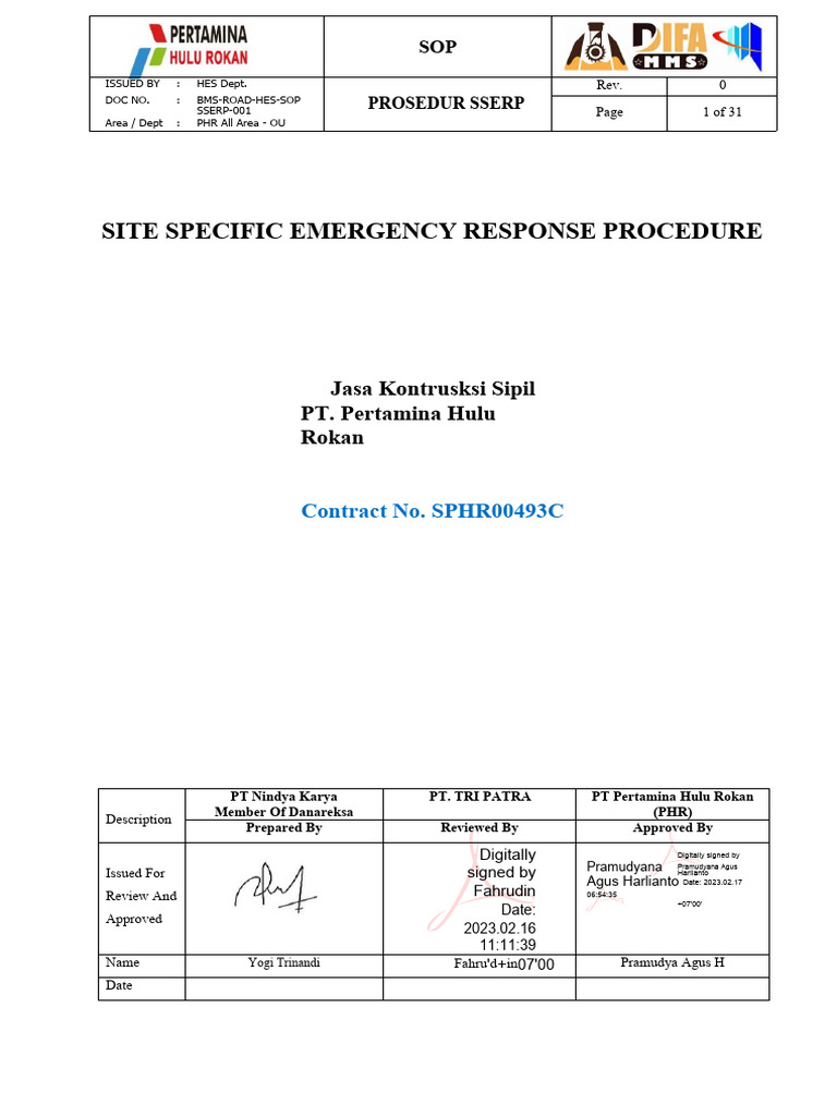 SSERP Project Existing Road Wellpad Improvment BMSS | PDF