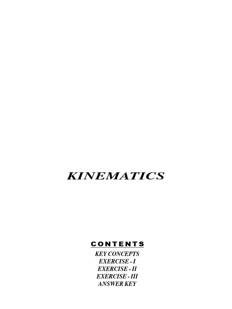 Bansal DPPs | PDF | Force | Kinematics