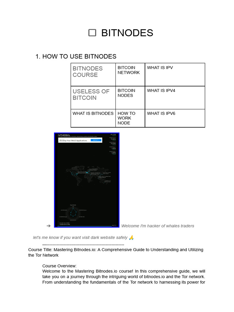 BITNODES | PDF | Computer Network | I Pv6