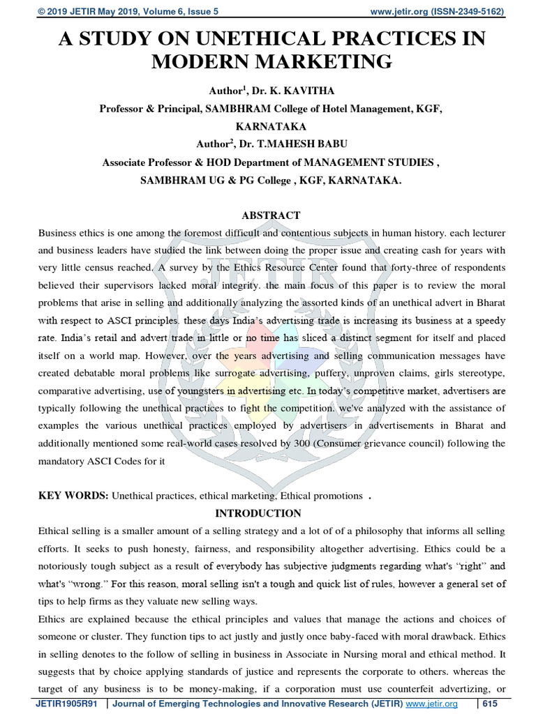 Marketing Assignment | PDF | Marketing | Morality