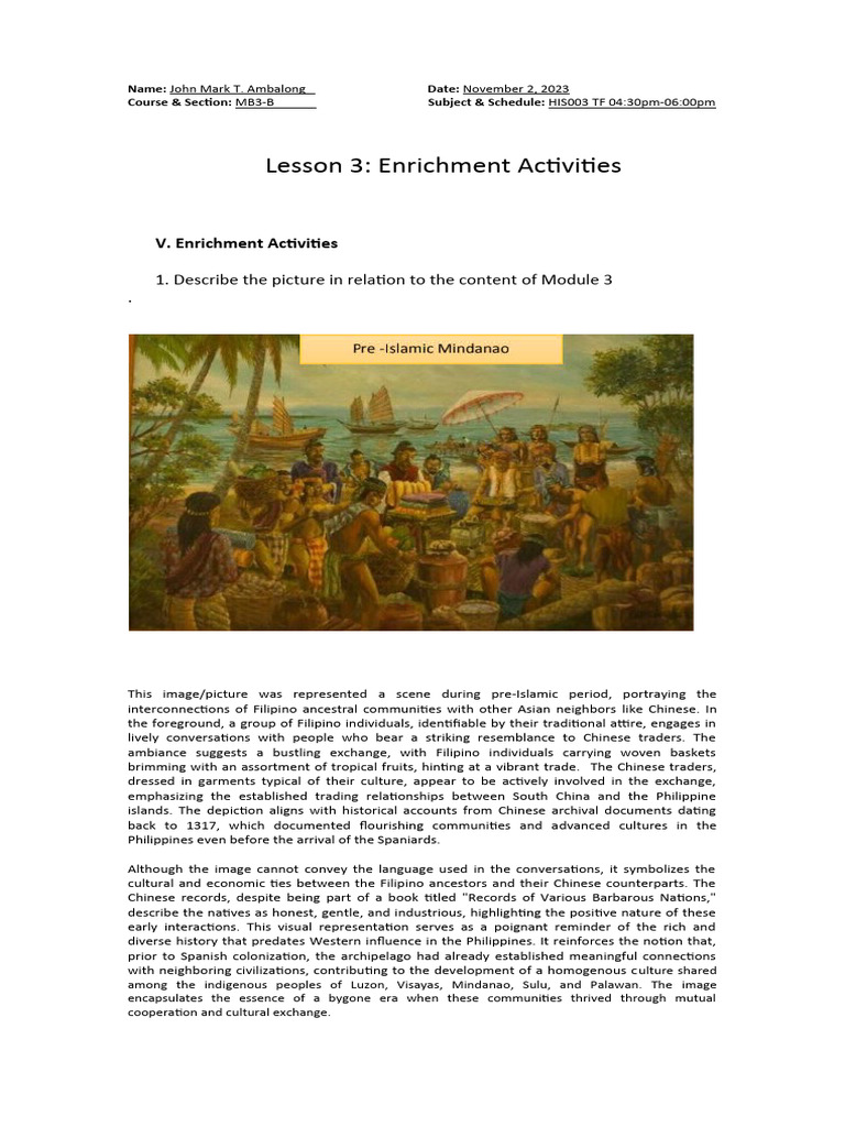 Lesson 3-Enrichment Activities | PDF | Leadership | Decision Making