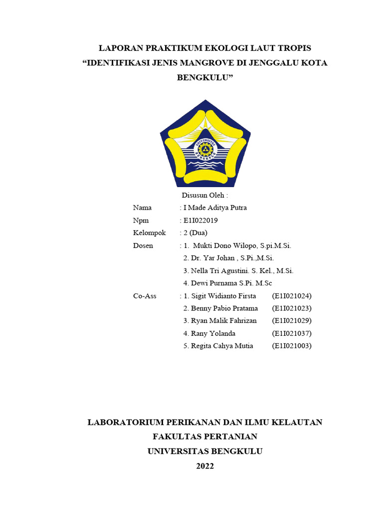 Laporan Ekola Made Udah Fix | PDF | Sains & Matematika