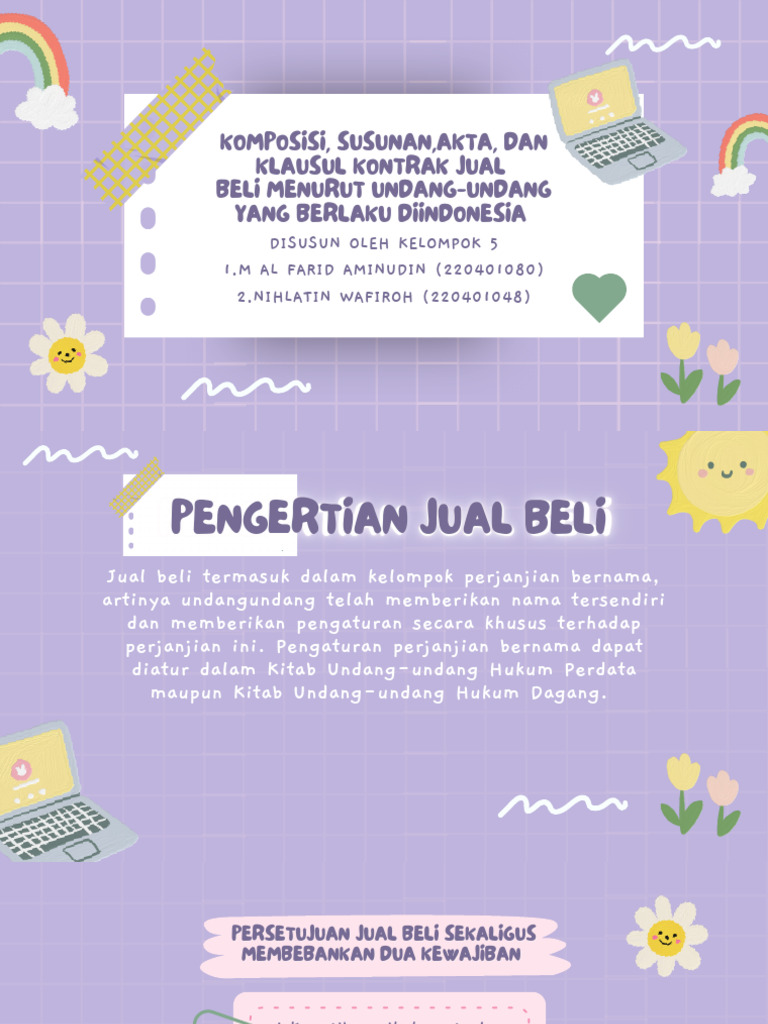 Lcbdi Komposisi, Susunan, Akta, Dan Klausul Kontrak Jual Beli Menurut ... Lcbdi Komposisi, Susunan, Akta, Dan Klausul Kontrak Jual Beli Menurut ...