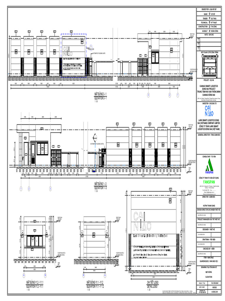 GH2 - Sheet - A-GH2-2-00 - MẶT ĐỨNG | PDF