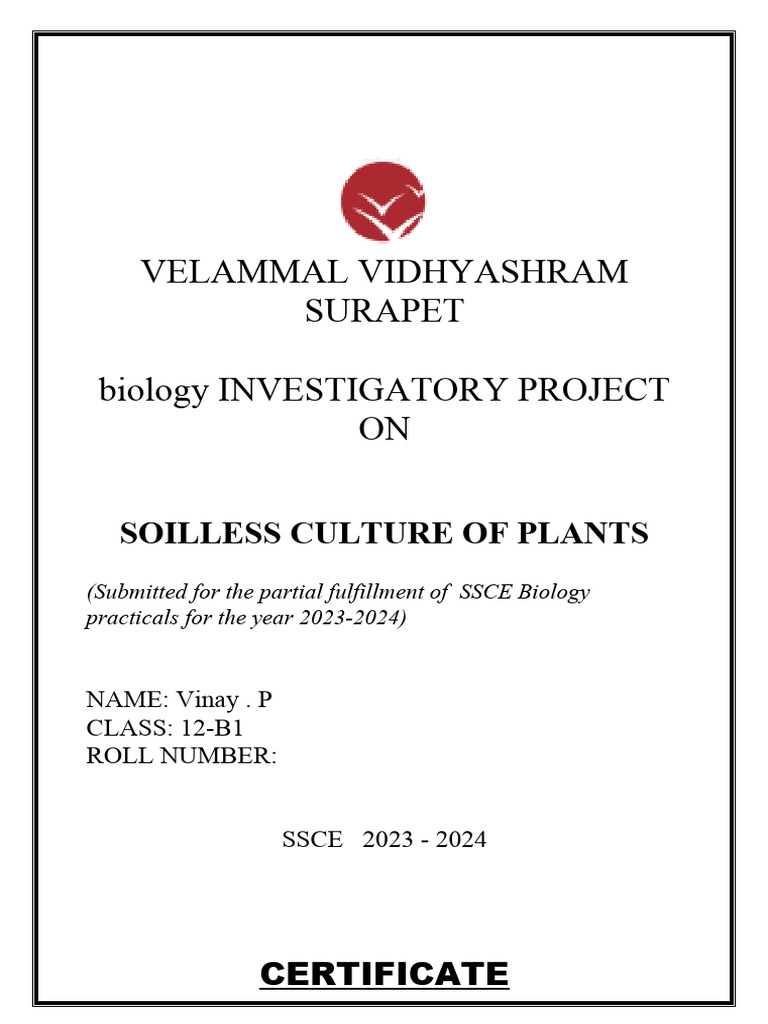 Vinay Bio Ip Finalized | PDF | Hydroponics | Agriculture