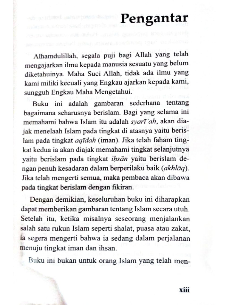 Pengantar Minhaj | PDF