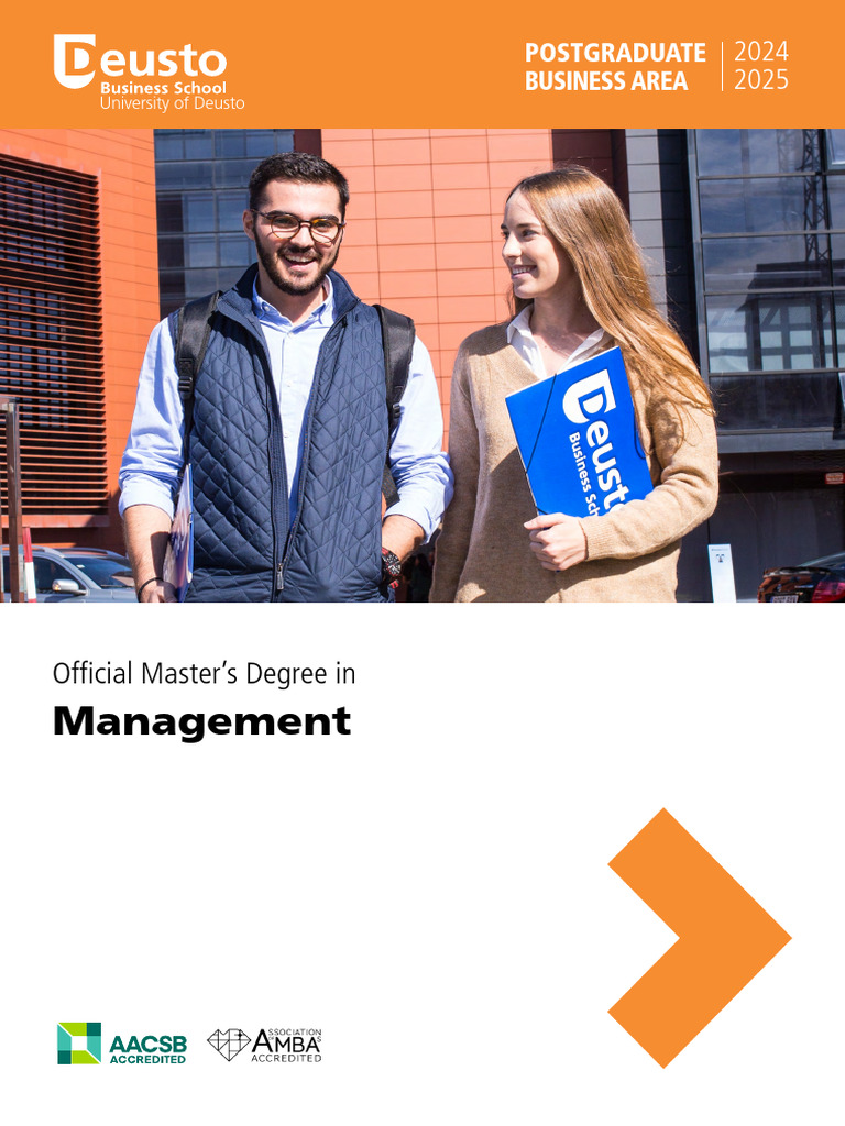 Master in Management 24-25 - Deusto Business School | PDF | Career & Growth