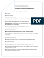 UK - VFS Checklist | PDF | Document | Government And Personhood