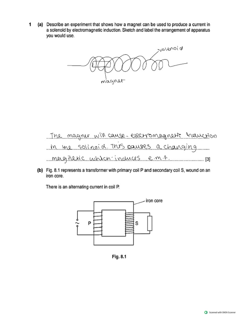 Electromagnetic Effects 3 QP | PDF