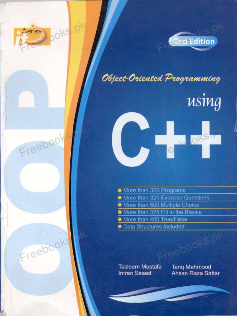 Object Oriented Programming OOP Book by Tasleem Mustafa and Other PDF | PDF | Computer ...