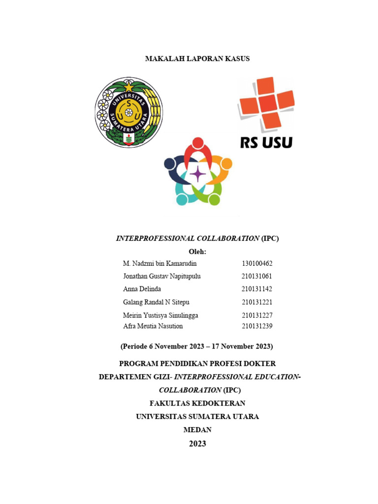 LAPORAN KASUS IPC J1 Revisi | PDF