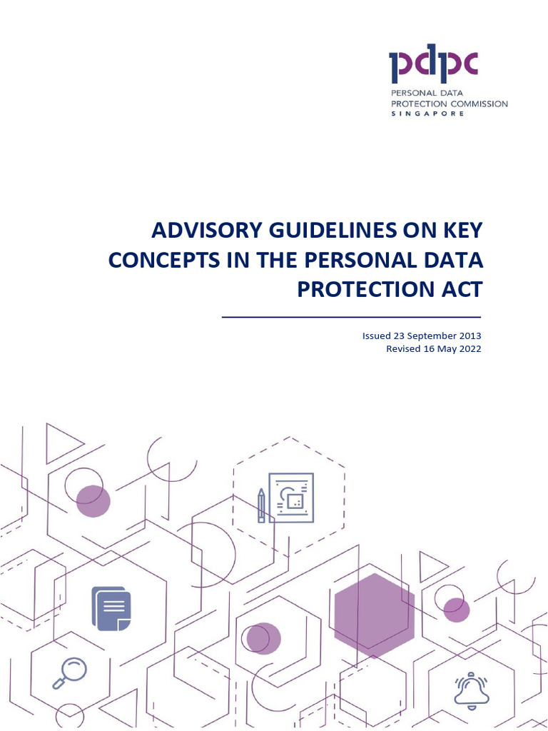 PDPA Key Concepts Advisory Guidelines | PDF | Information | Customer ...