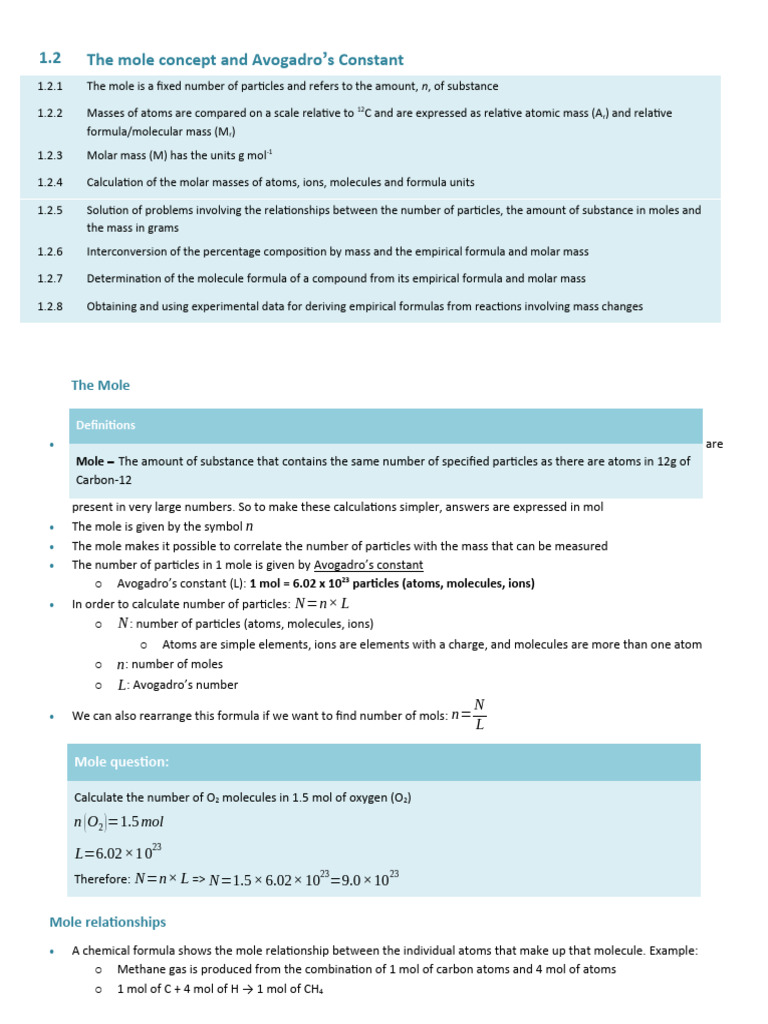 Quantitative Chem Nice | PDF