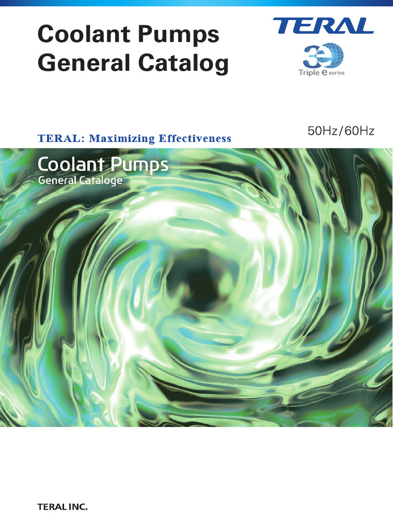 Coolant Pump Brochure 2016 | PDF | Pump | Pipe (Fluid Conveyance)