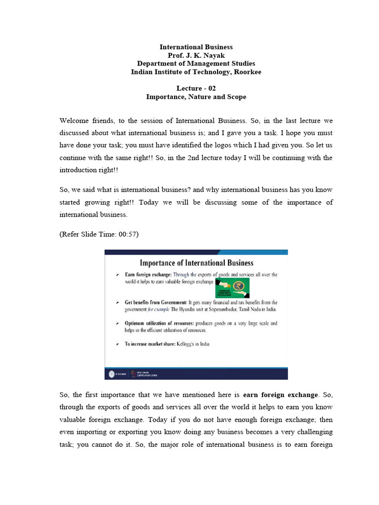 Lec 2 | PDF | Franchising | Outsourcing