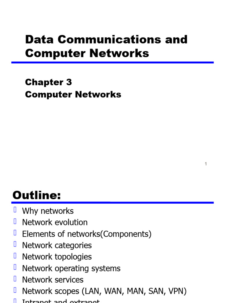 Puter Networks | PDF | Computer Network | Network Topology