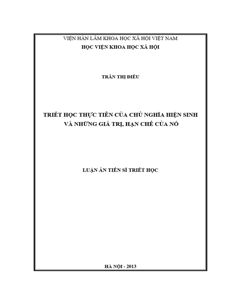 (123doc) - Triet-Hoc-Thuc-Tien-Cua-Chu-Nghia-Hien-Sinh-Va-Nhung-Gia-Tri ...