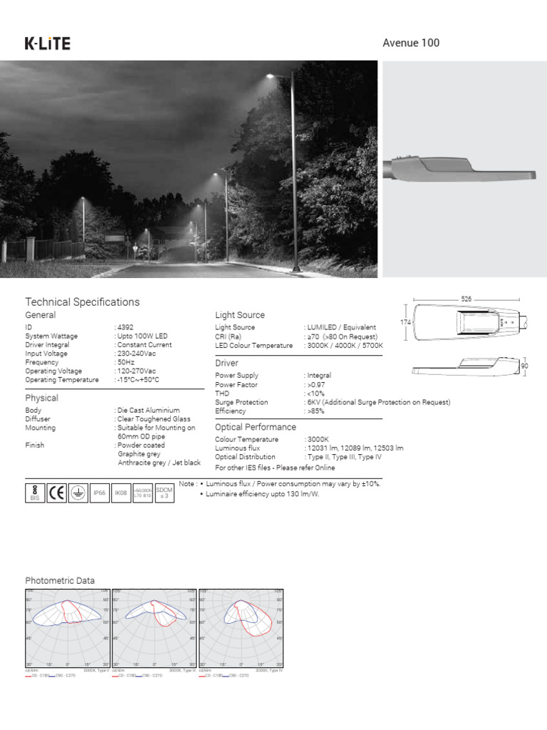 TechnicalDatasheet KL 4392 | PDF | Electromagnetism | Electricity