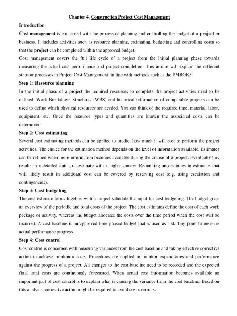 Constract, Specification and Quantity Surveying Lecture Note 4,5,6&7 | PDF