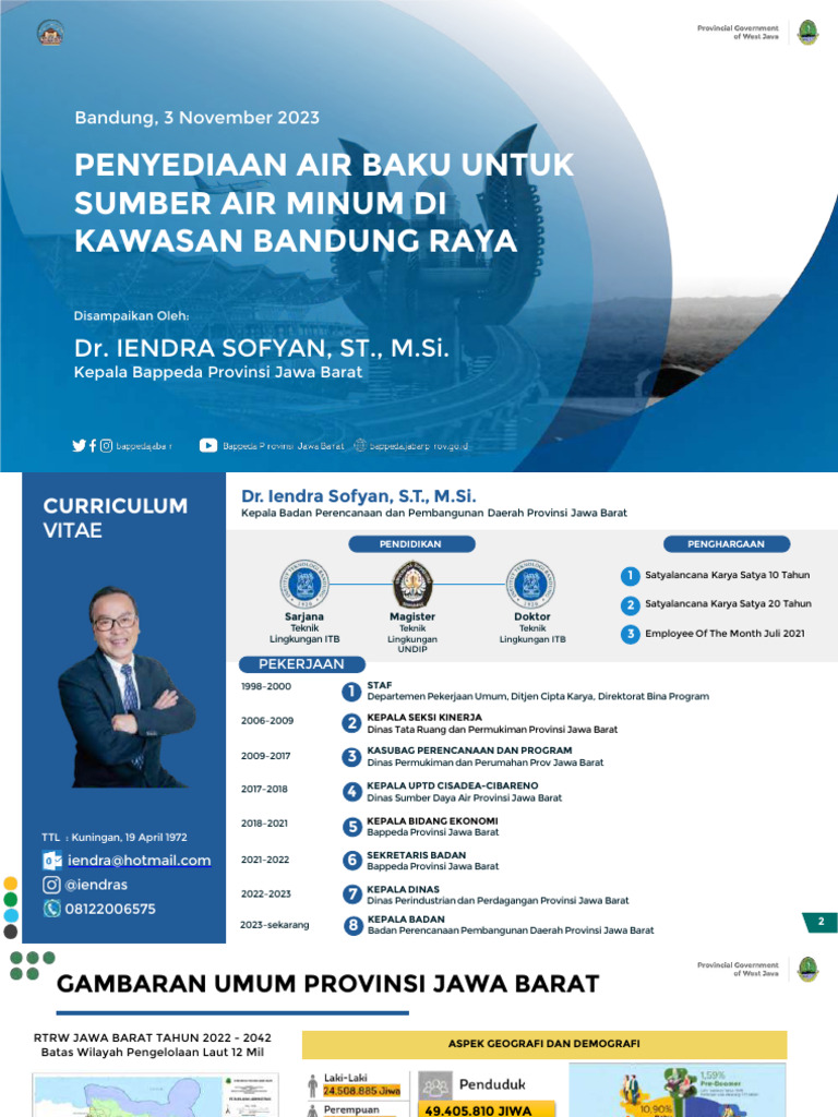 Paparan Kepala Bappeda Jabar IATPI - Compressed | PDF