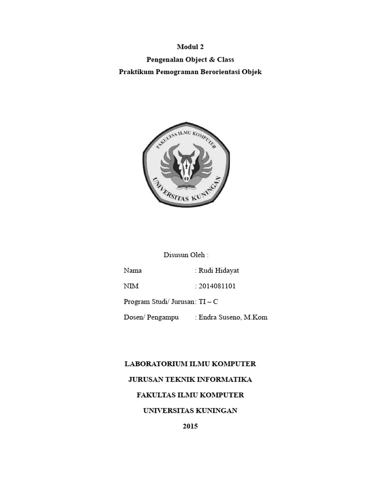 Laporan Praktikum Modul 2 | PDF Laporan Praktikum Modul 2 | PDF