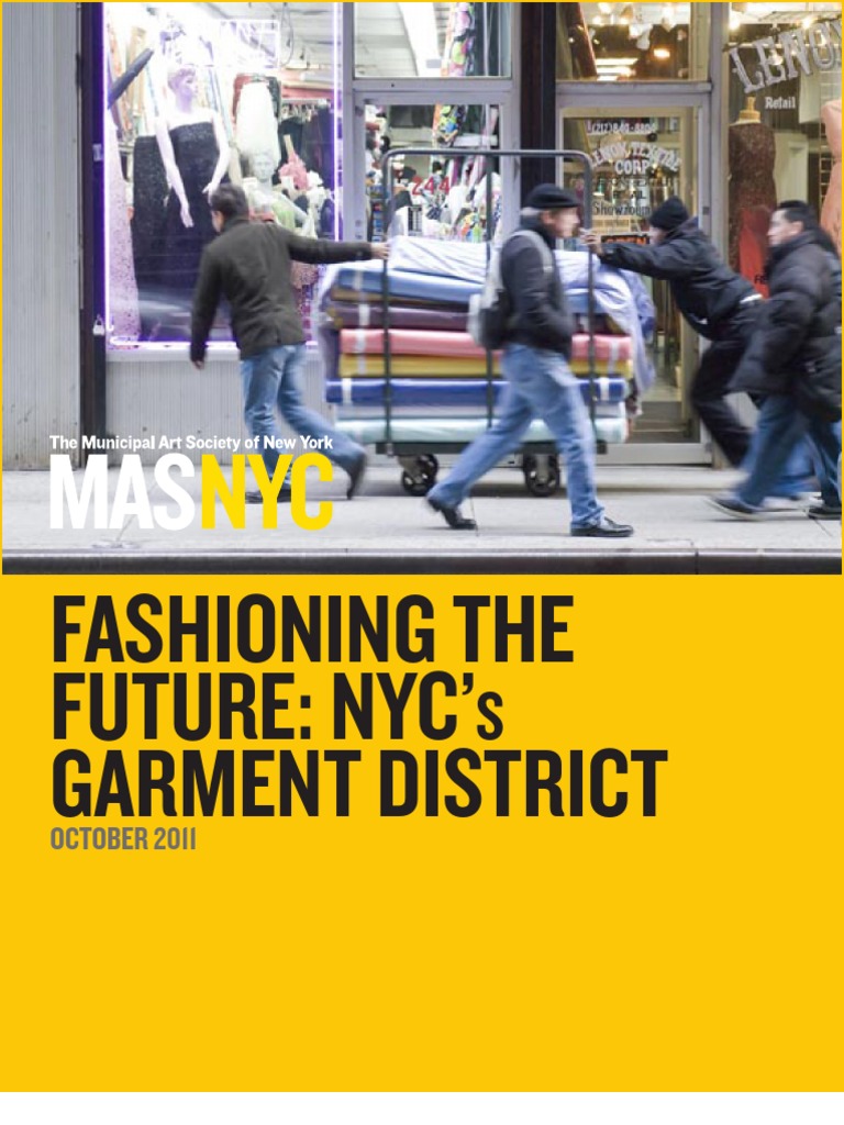 MAS Garment District Report 2011 | PDF | Fashion | Manhattan