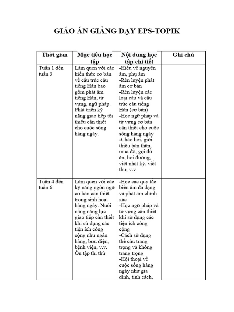 Giáo Án Gi NG D y Eps | PDF