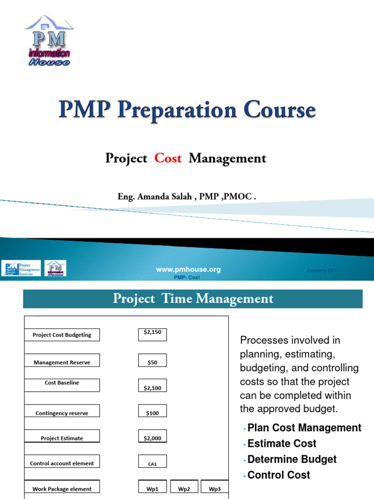PMP Cost | PDF | Depreciation | Project Management