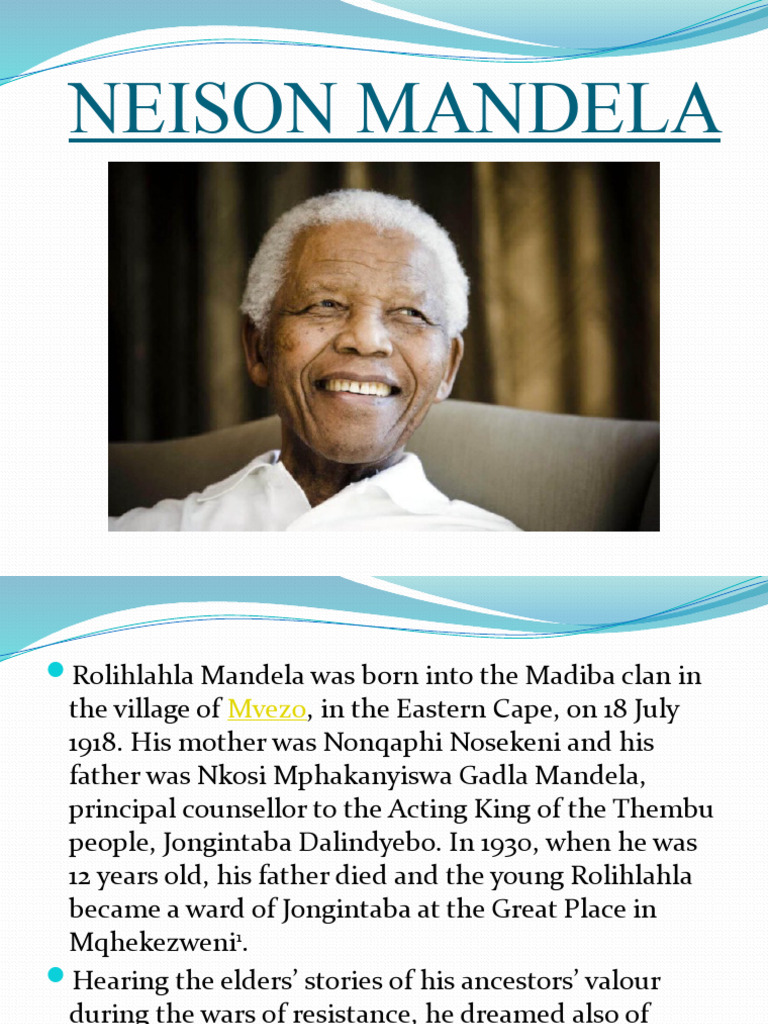 Neison Mandela | PDF | Nelson Mandela | Apartheid