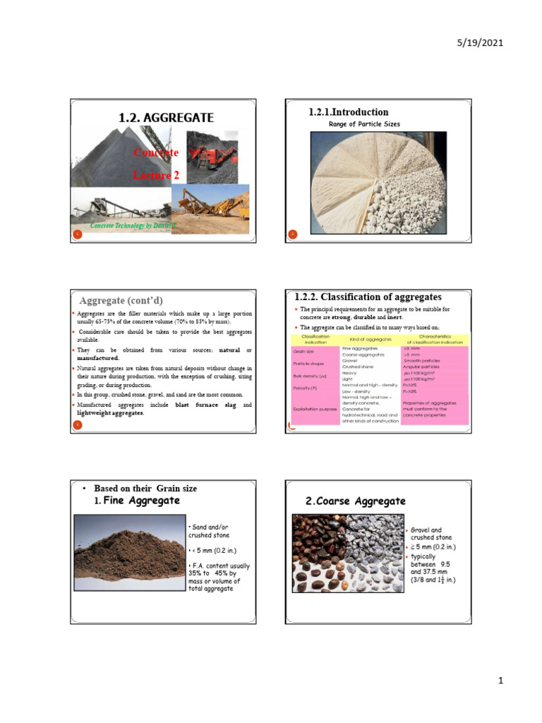 Lecture 2 | PDF | Construction Aggregate | Gravel