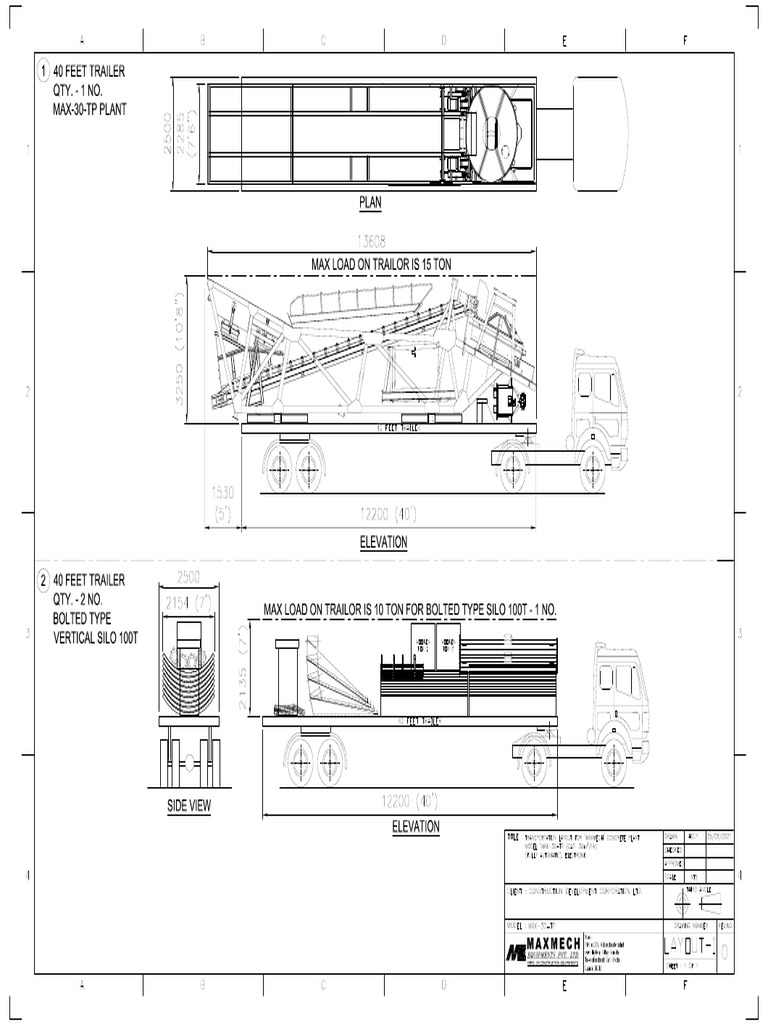 Transportation Layout of Max-30-Tp | PDF
