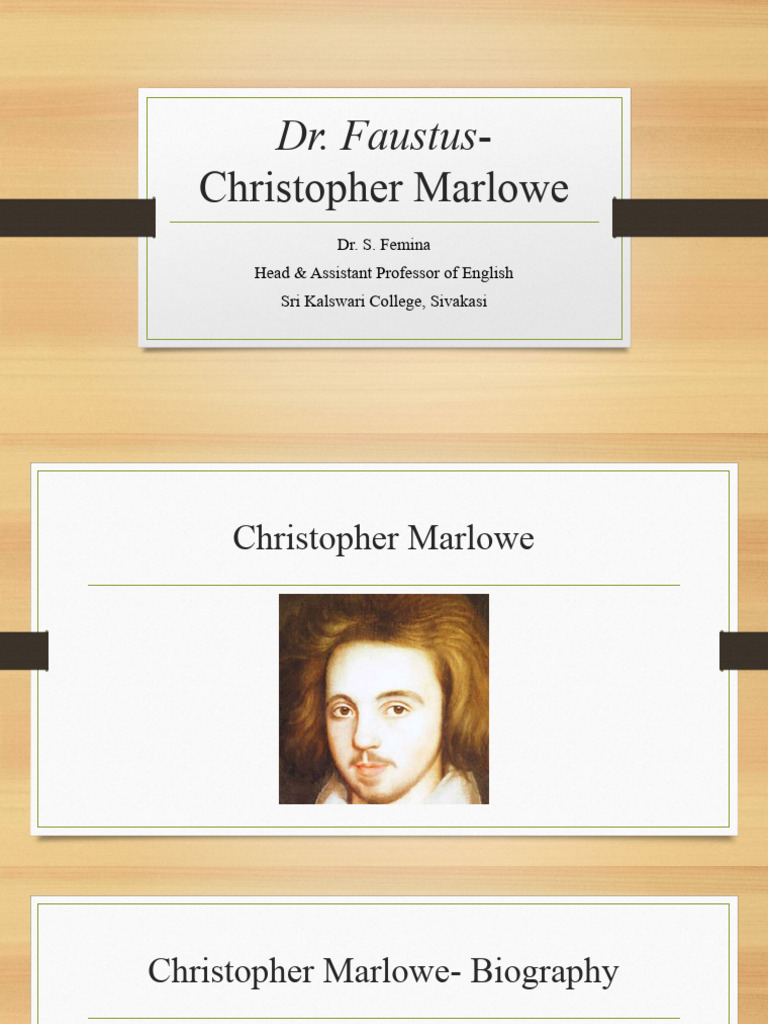 DR Faustus | PDF | Christopher Marlowe