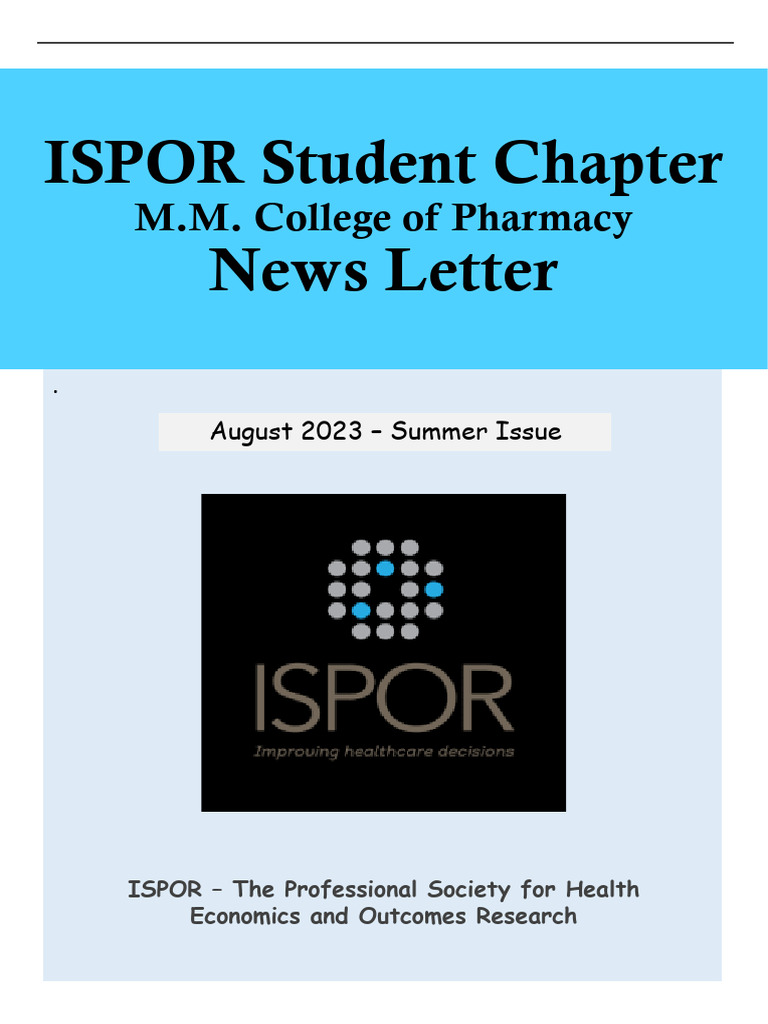 ISPOR - News Letter | PDF