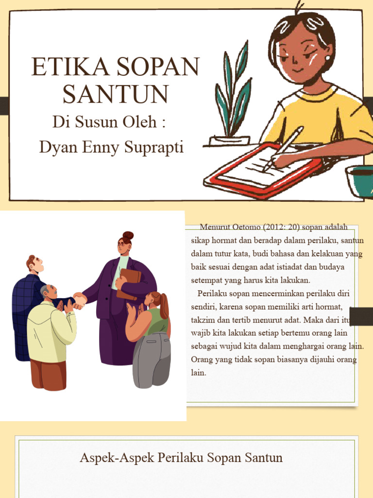 Etika dan Perilaku Sopan Santun | PDF | Sains & Matematika