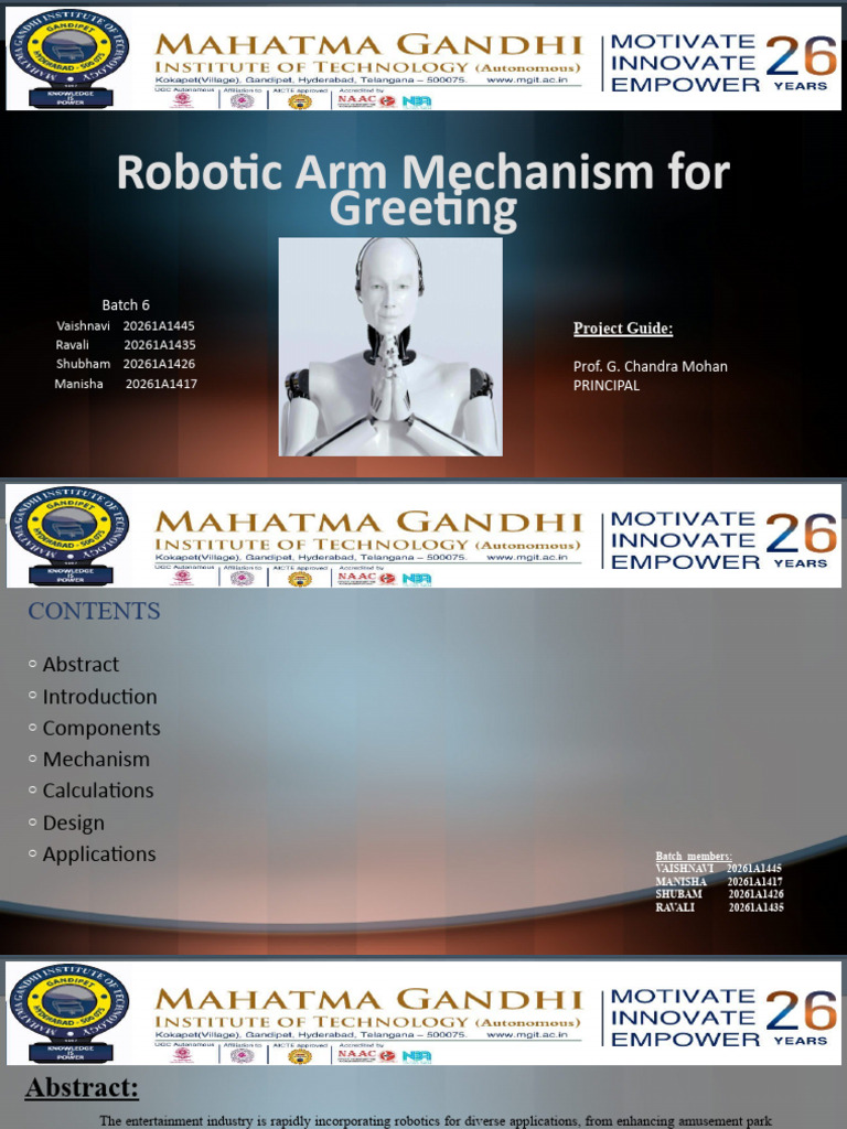 Mini_Project[1] | PDF | Robotics | Robot