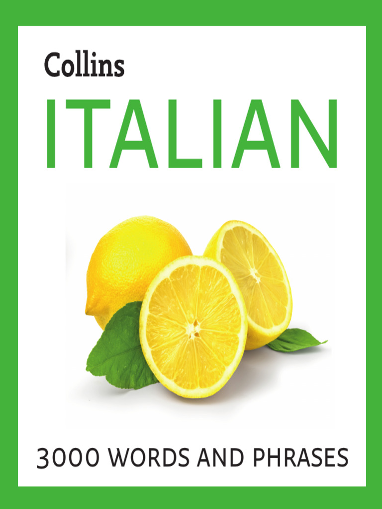 Collins Italian 3000 Words and Phrases | PDF | Grammatical Gender | Noun