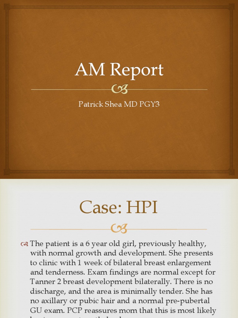 Precocious Puberty 10 03 2011 Pdf Puberty Medical Specialties