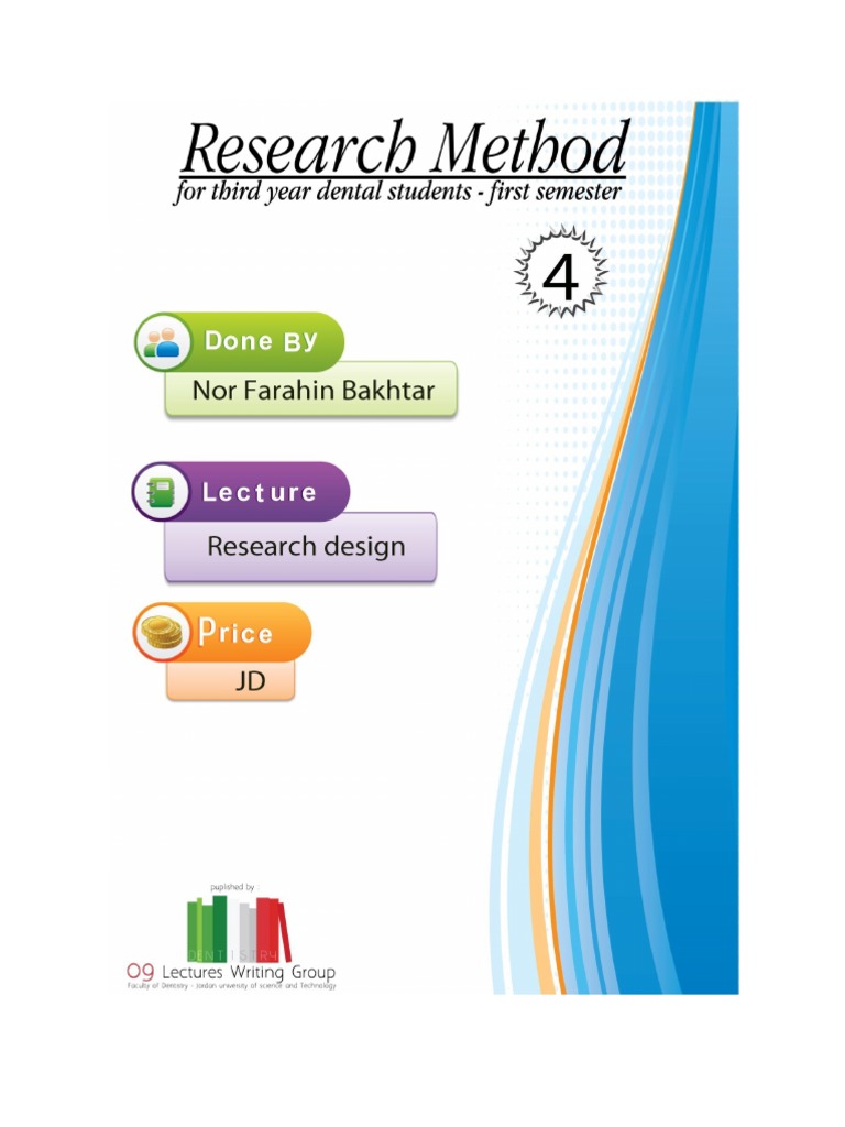Lecture 4, Research Design, (Script) | PDF | Confounding | Health Sciences