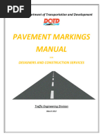 Caltrans Traffic Striping Guidelines | PDF | Road Surface | Road Transport
