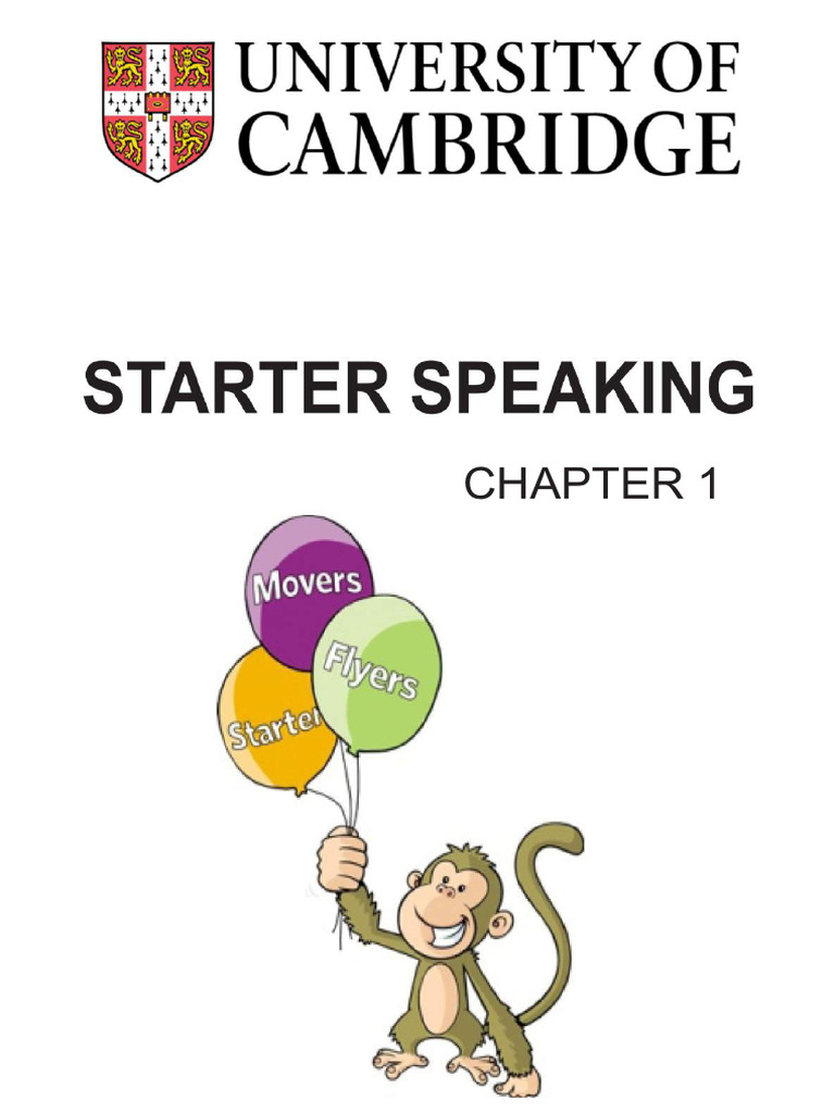 Starter Speaking | PDF