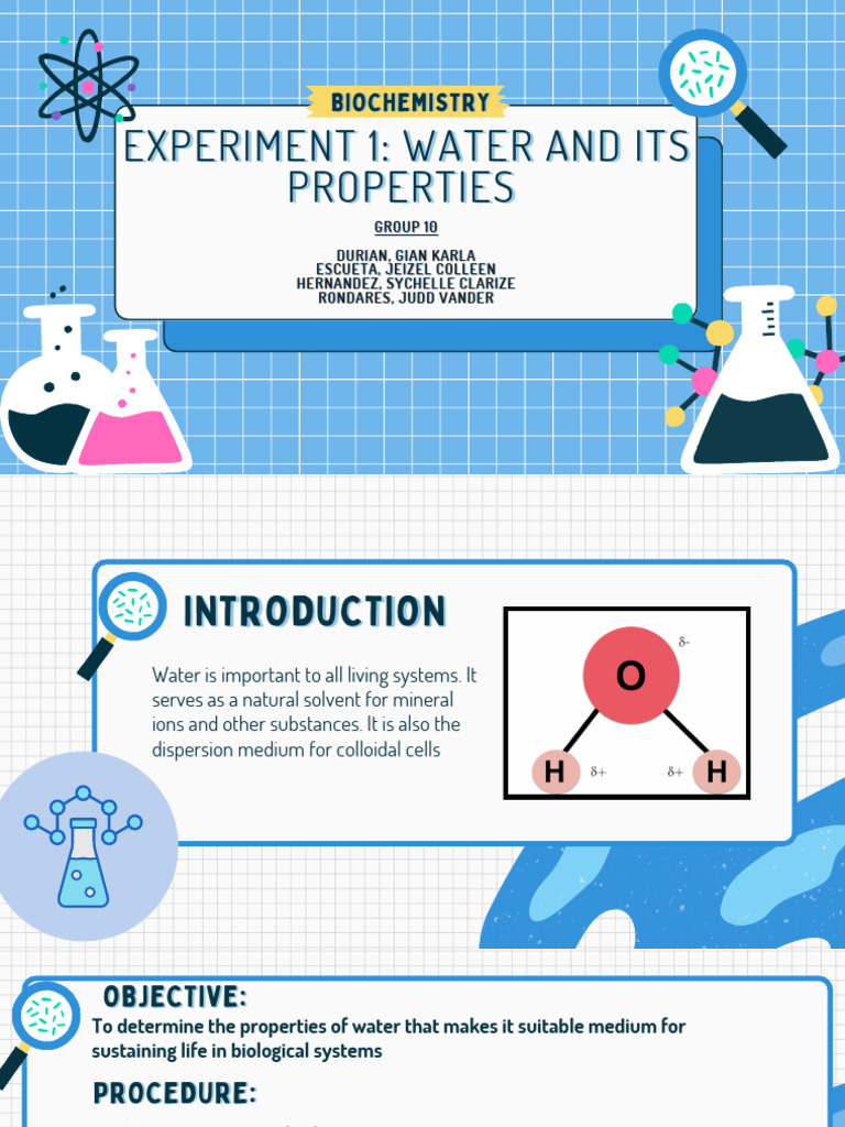Biochemistry Experiment 1 | PDF | Cooking, Food & Wine | Science & Mathematics