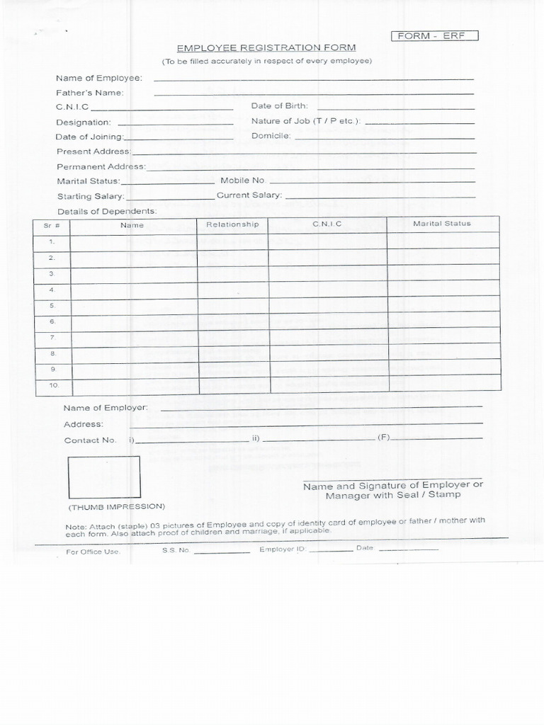 Iessi Registration Form R-2 | PDF