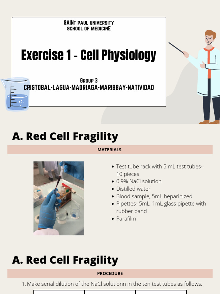 Group 3 Cell Physiology PHYSIO | Download Free PDF | Osmosis | Chemistry